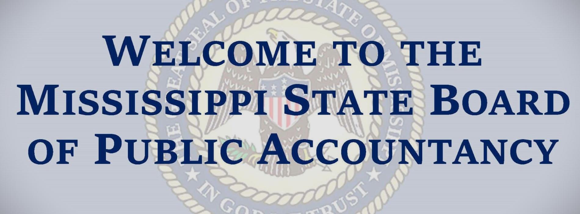 Home | Mississippi State Board of Public Accountancy